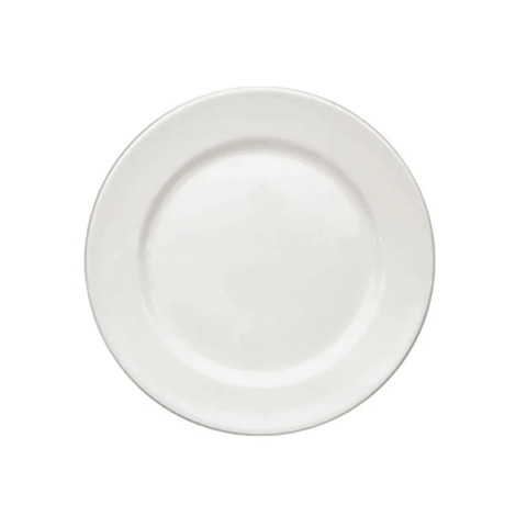 Dinner Plate 10" in Classic Plain White | Hallmark Hire